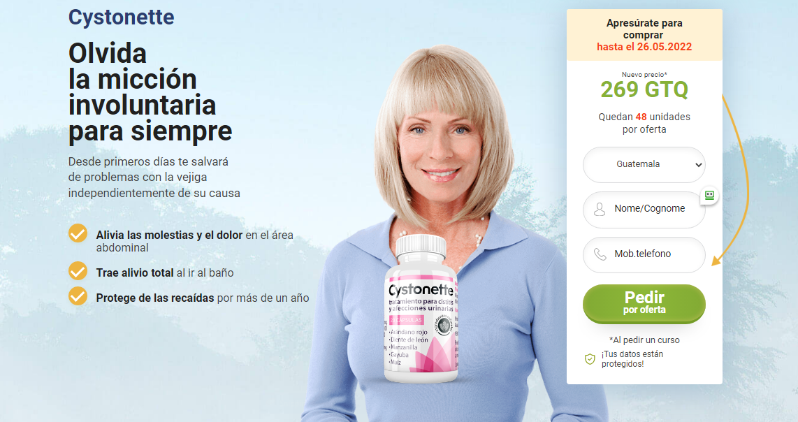 Cystonette : Cápsula, Reseñas, Precio, Beneficios, Obras, Comprar