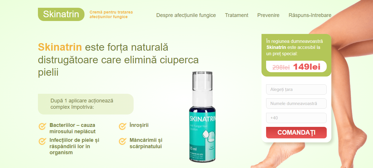 Skinatrin : Spray, Recenzii, Preț, Cremă, Ingrediente, lucrări, Cumpără