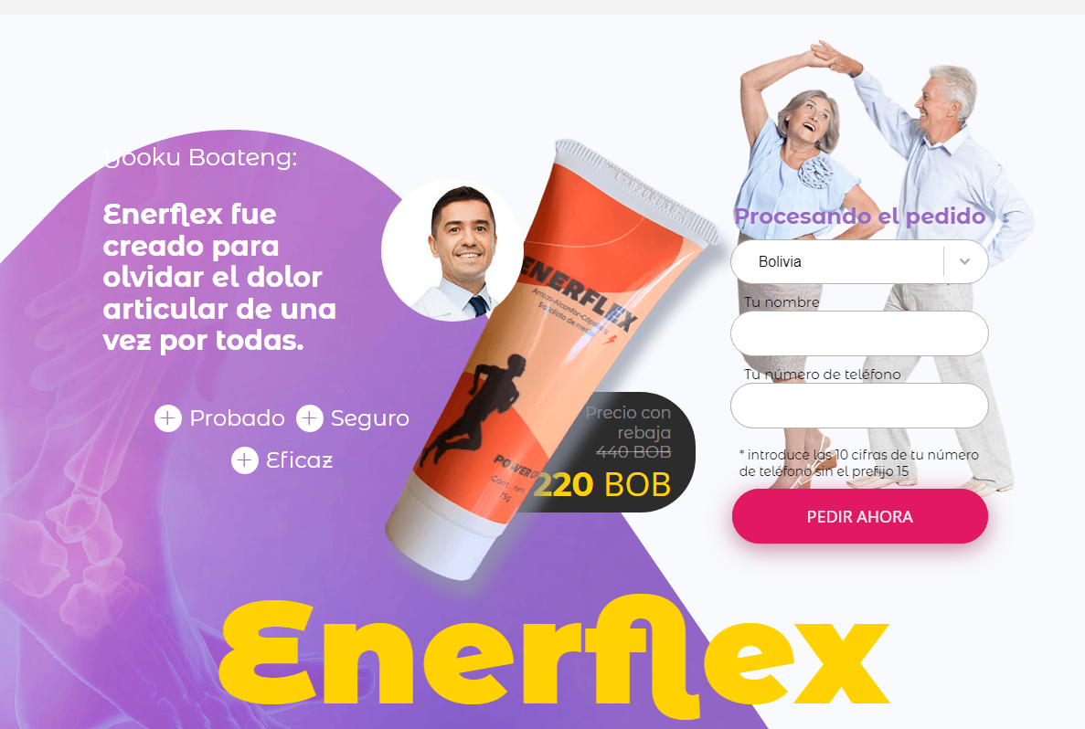Enerflex : Crema, Reseñas, Precio, Funciona, Beneficios, Comprar