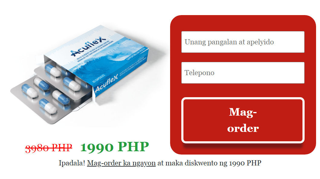 Acuflex: Kapsula, Mga pagsusuri, Presyo, Gumagana, Orihinal, Bumili