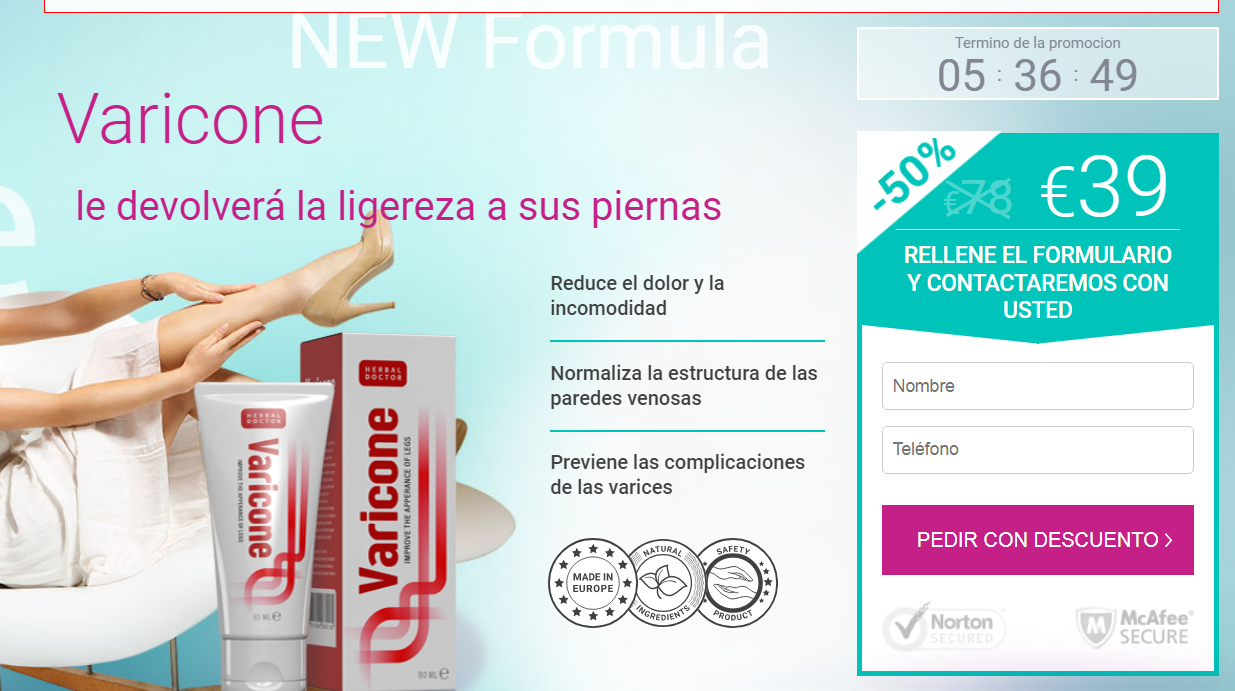 Varicone: Crema, Opiniones, Precio, Obras, Ingredientes, Comprar