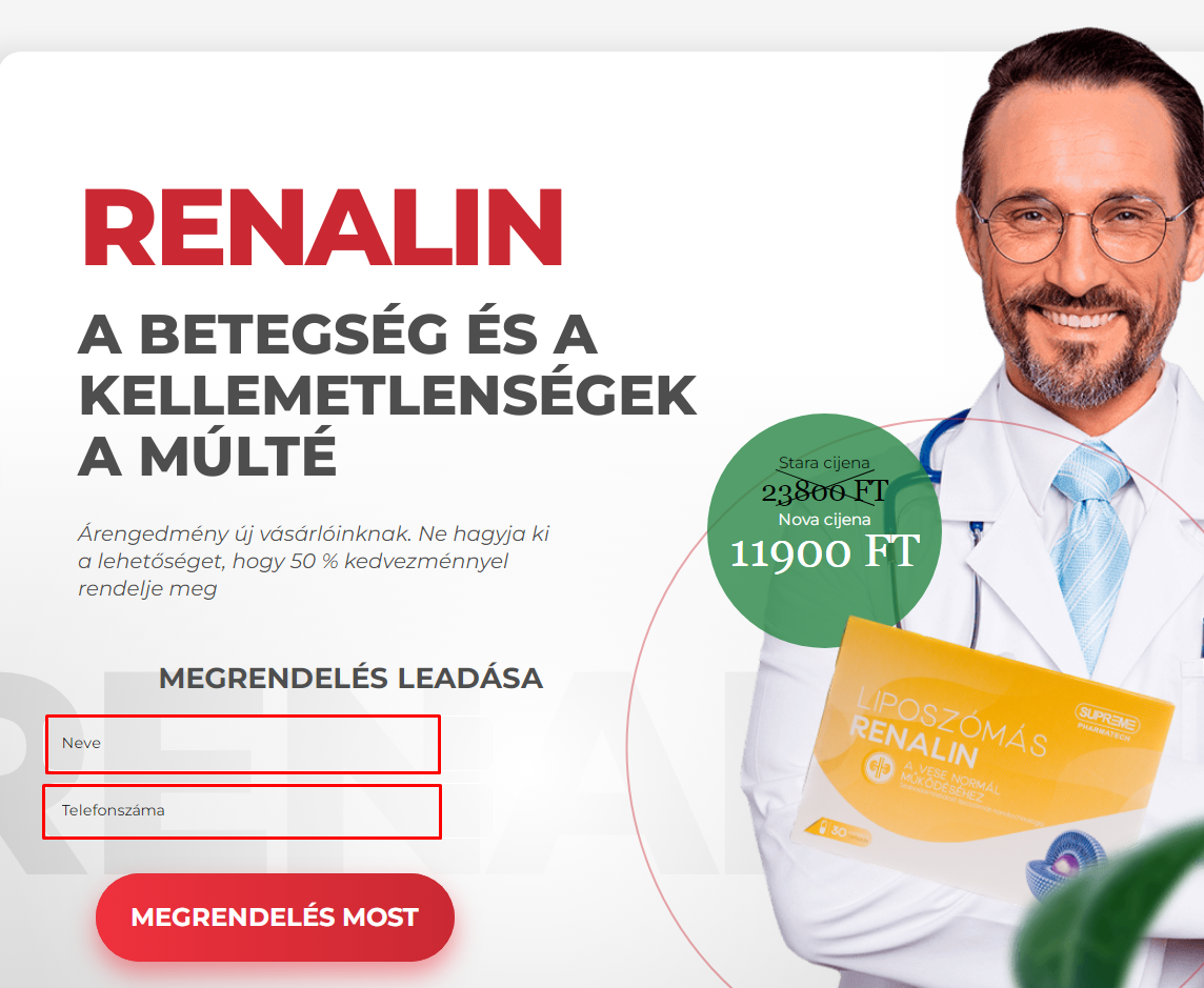 Renalin : Kapszula,vélemények, előnyök-Ár-hogyan kell dolgozni-Hungary