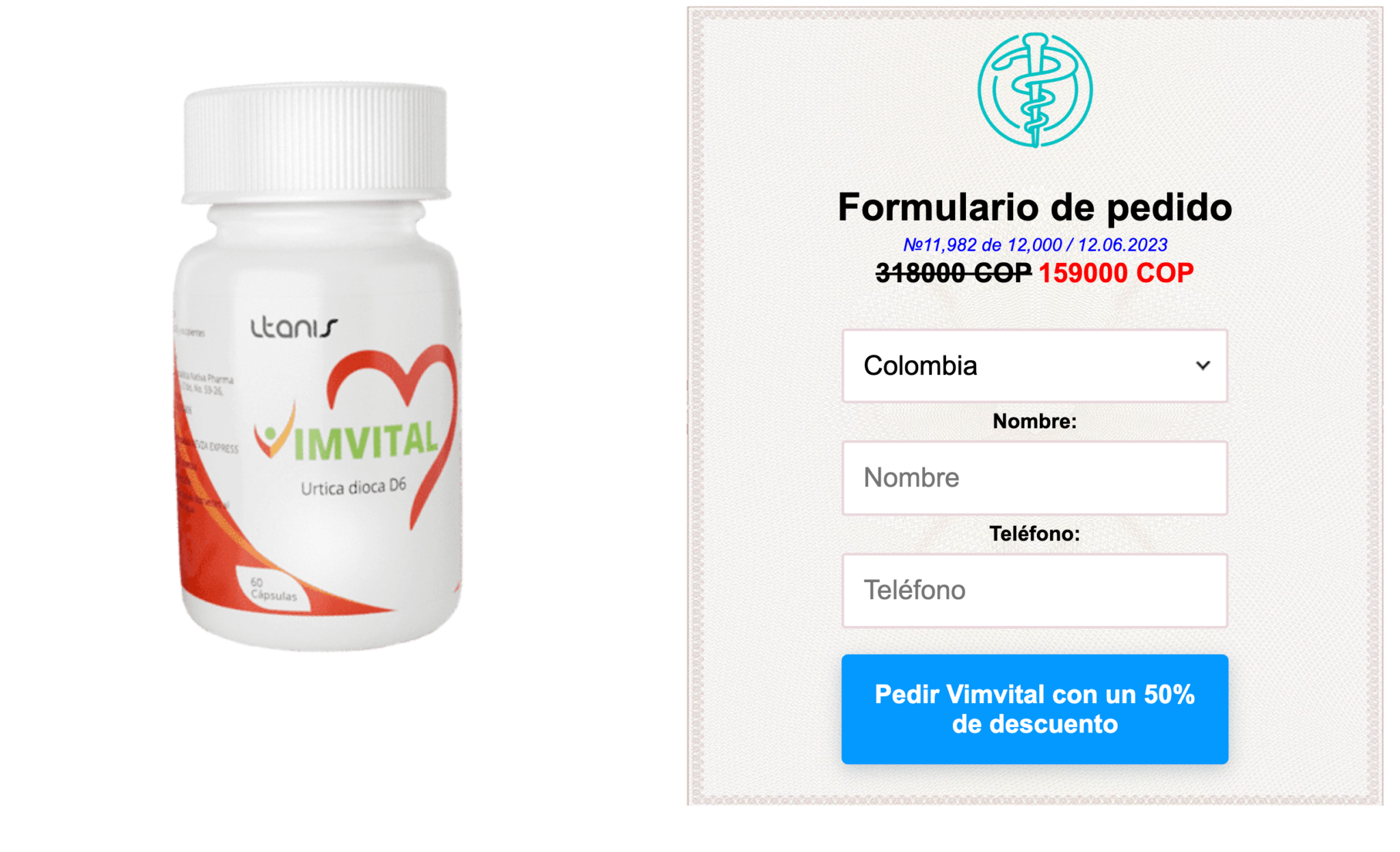 Vimvital : Segura y efectiva- Dónde comprar- Opiniones- Precio- Colombia