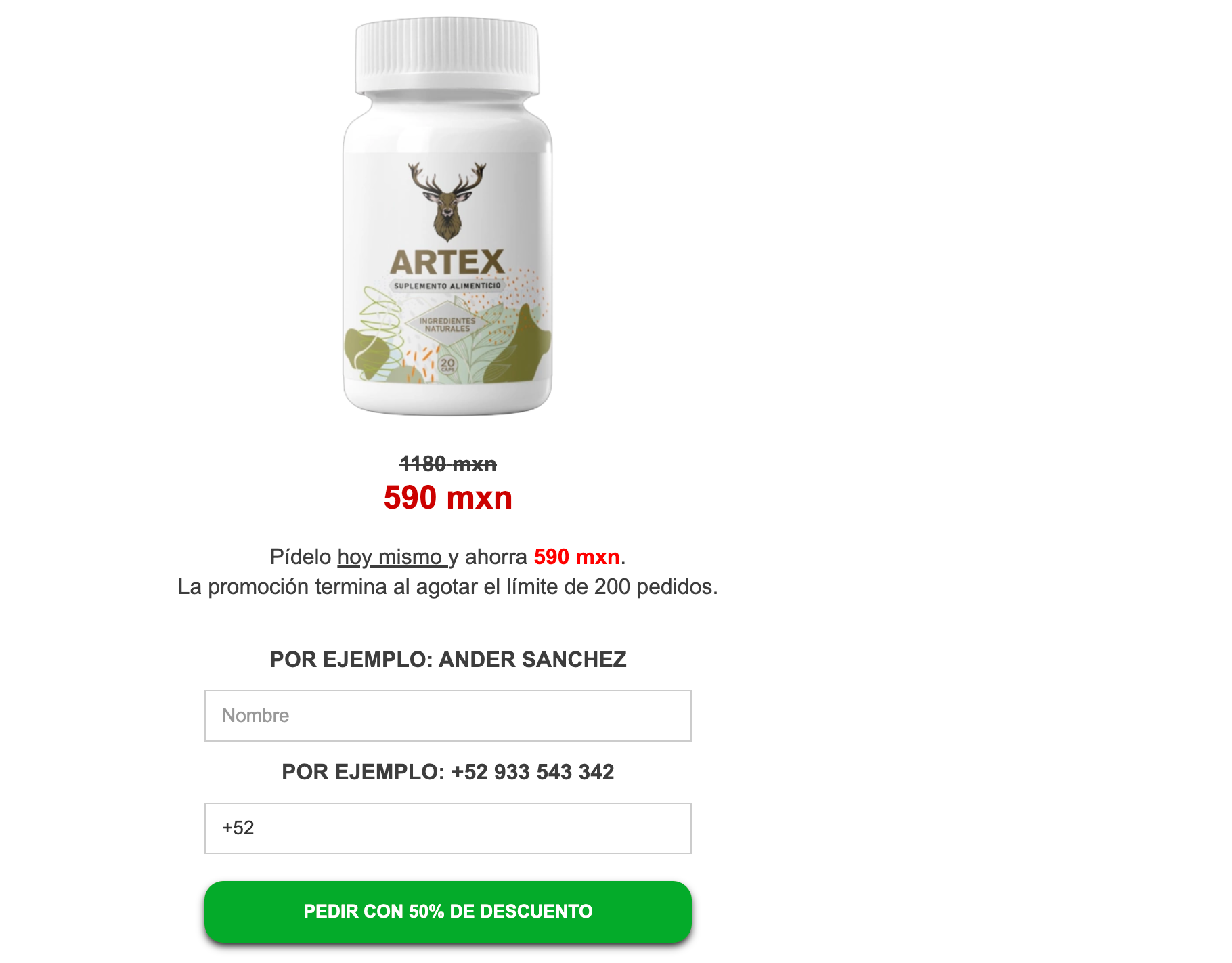 Artex : Seguro y eficaz-Beneficios-Cápsula para el dolor articular-Mexico